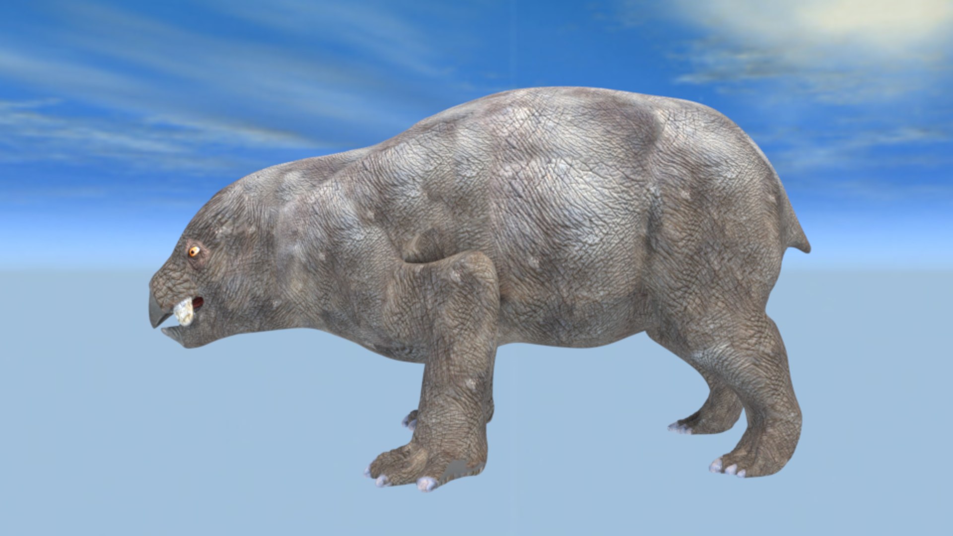 Dicynodonte Lisowicia 3D - TurboSquid 1350137