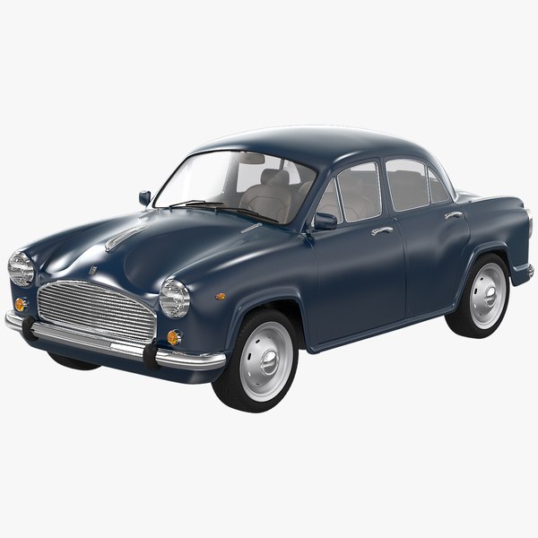 Hindustan Ambassador 3D Models for Download | TurboSquid