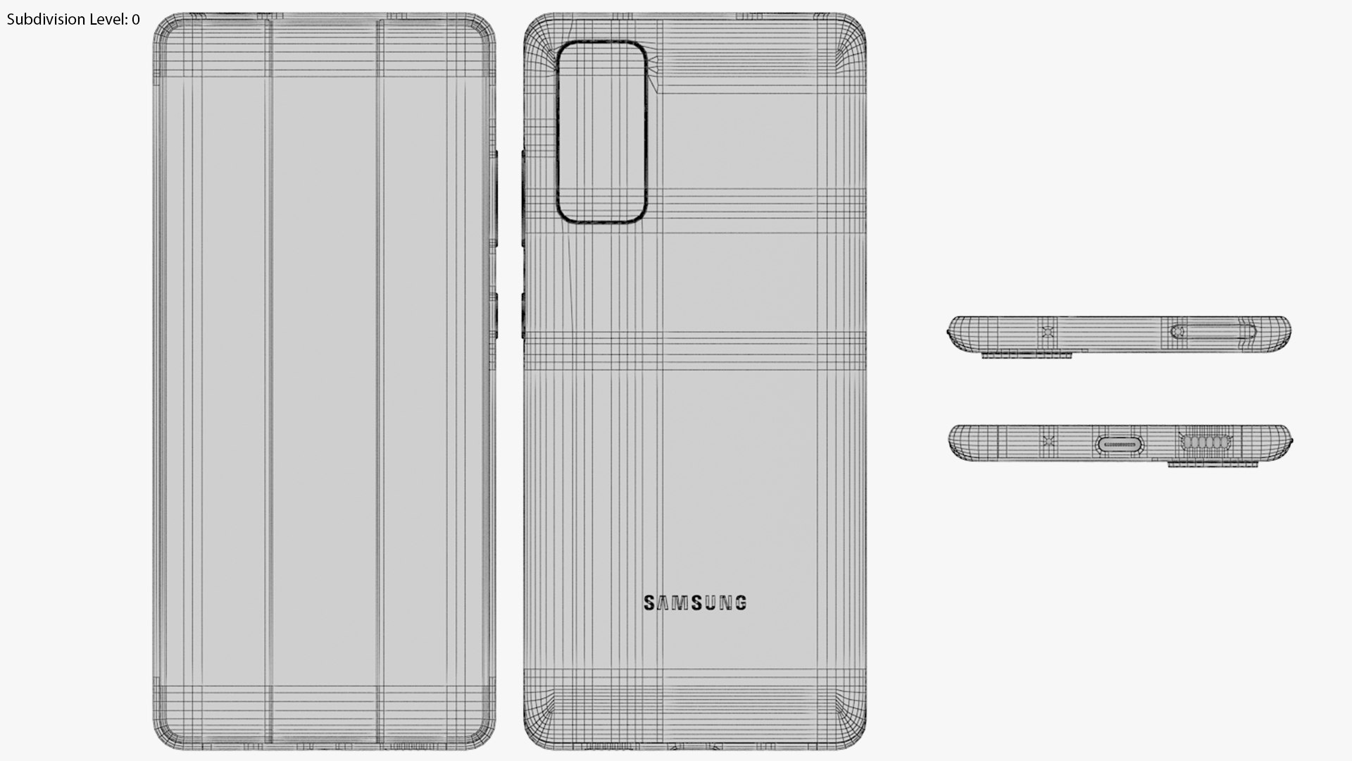 Realistic Samsung Galaxy S20 3D Model - TurboSquid 1616803