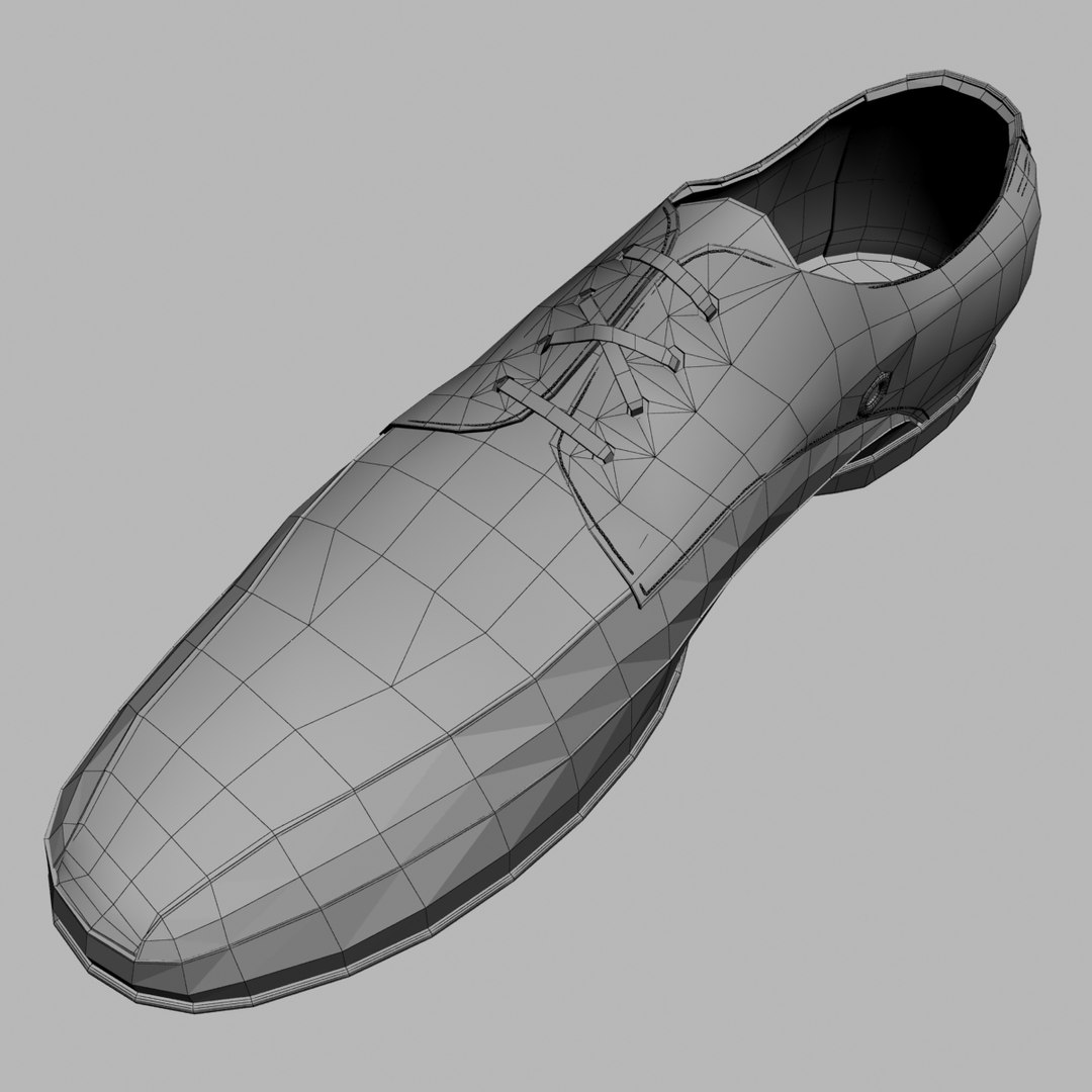 3d Model Bata Shoes Crocodile