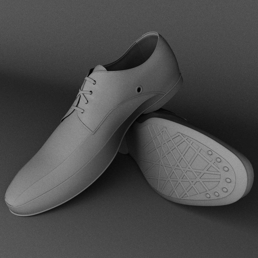 3d Model Bata Shoes Crocodile