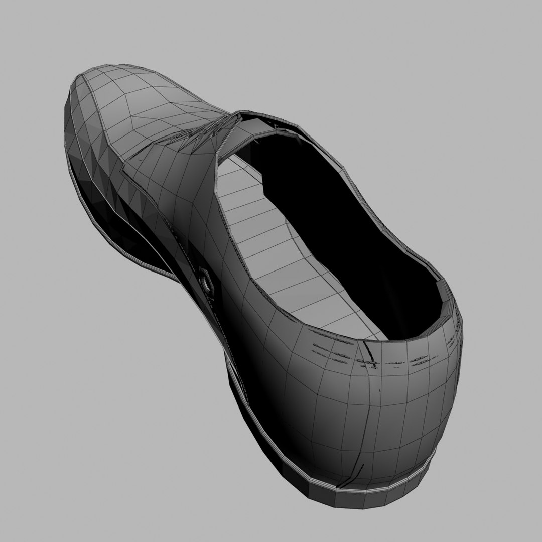 3d Model Bata Shoes Crocodile