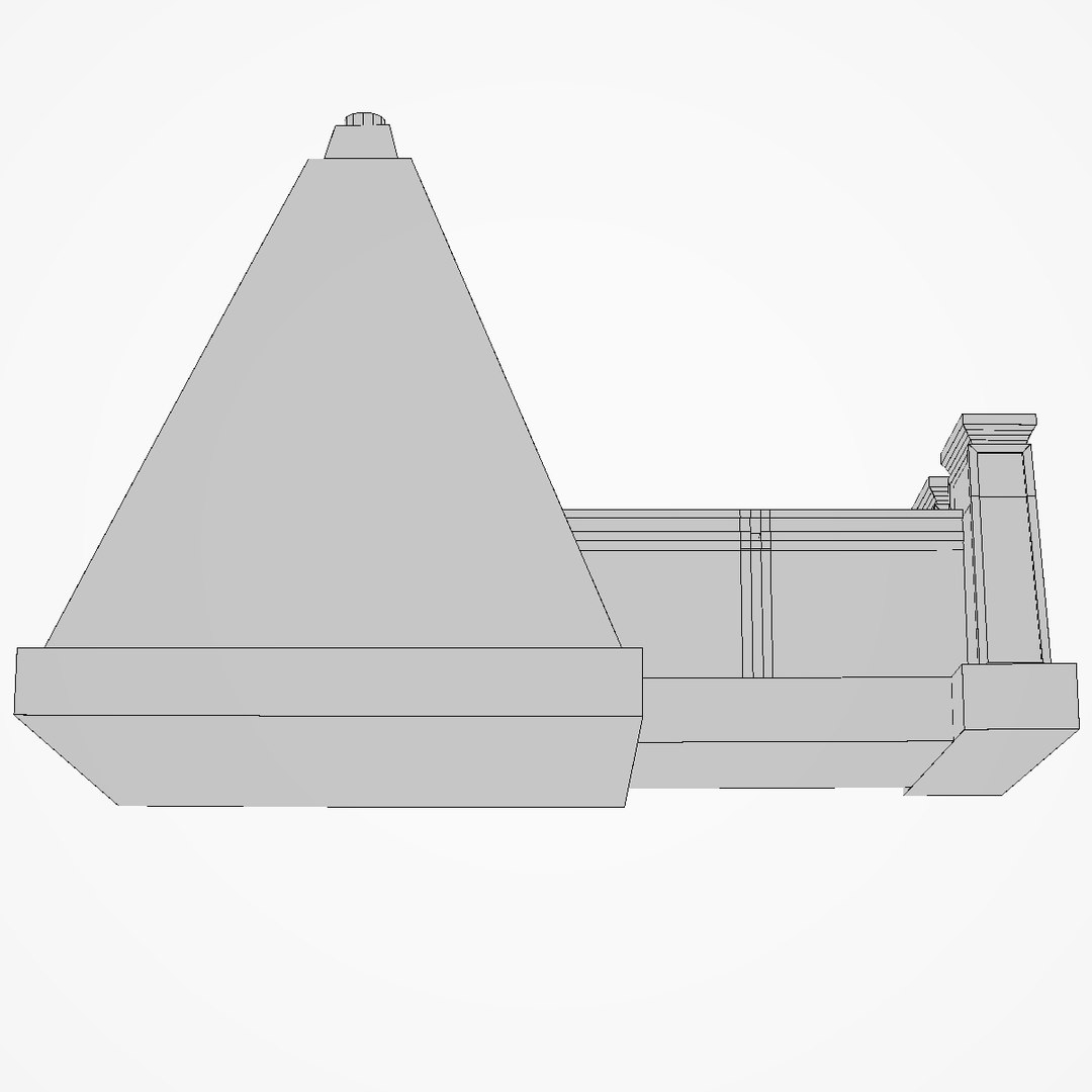 3D Meroe Pyramid - TurboSquid 1163525