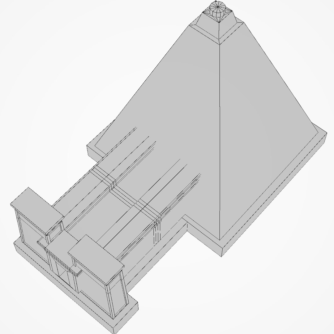 3D Meroe Pyramid - TurboSquid 1163525