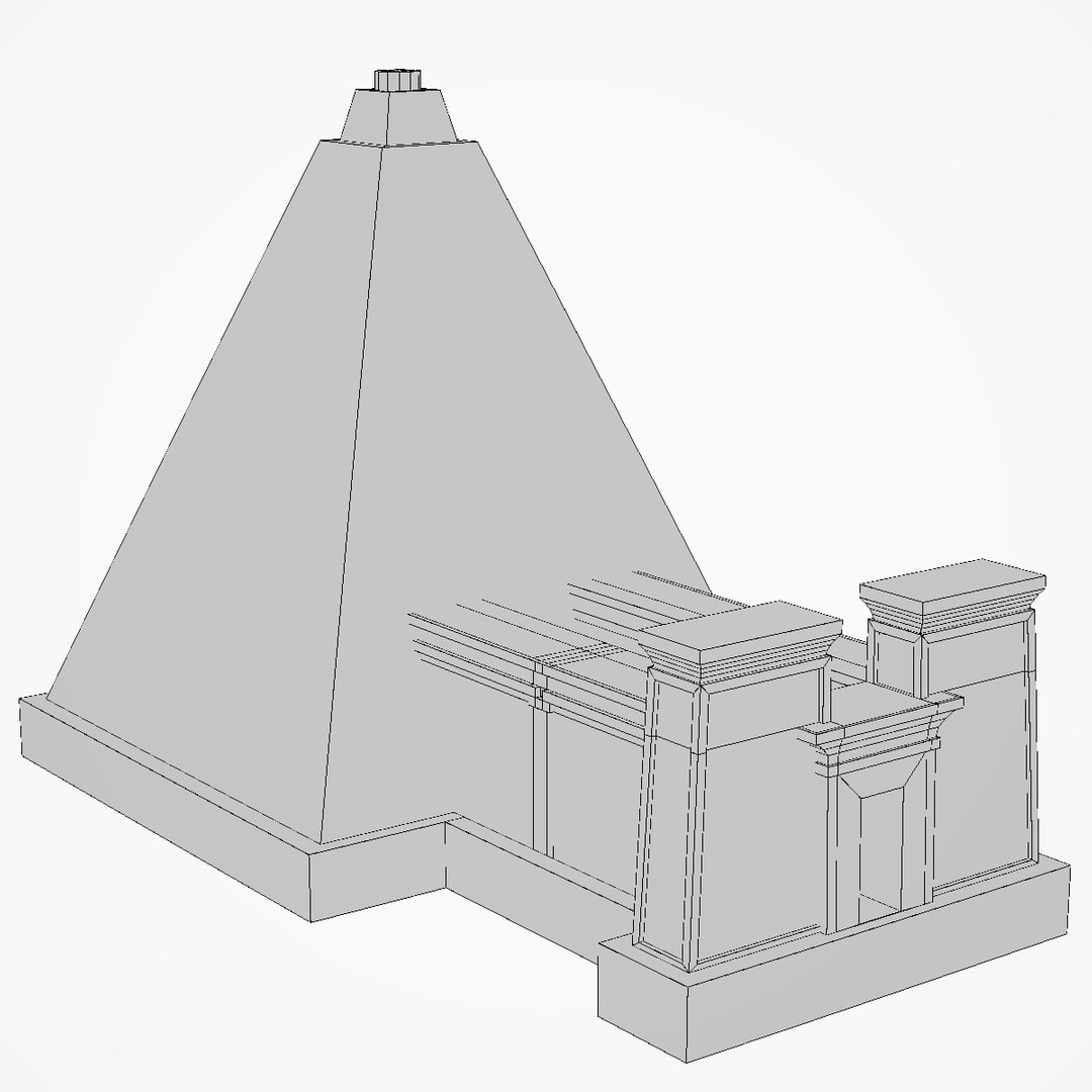 3D Meroe Pyramid - TurboSquid 1163525