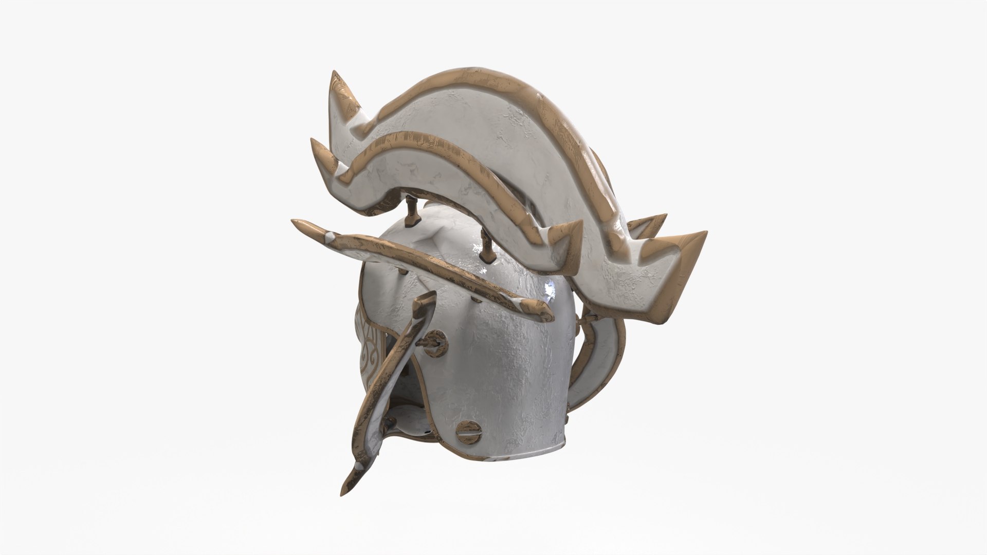 3D Ancient Titan Helmet - TurboSquid 2295849