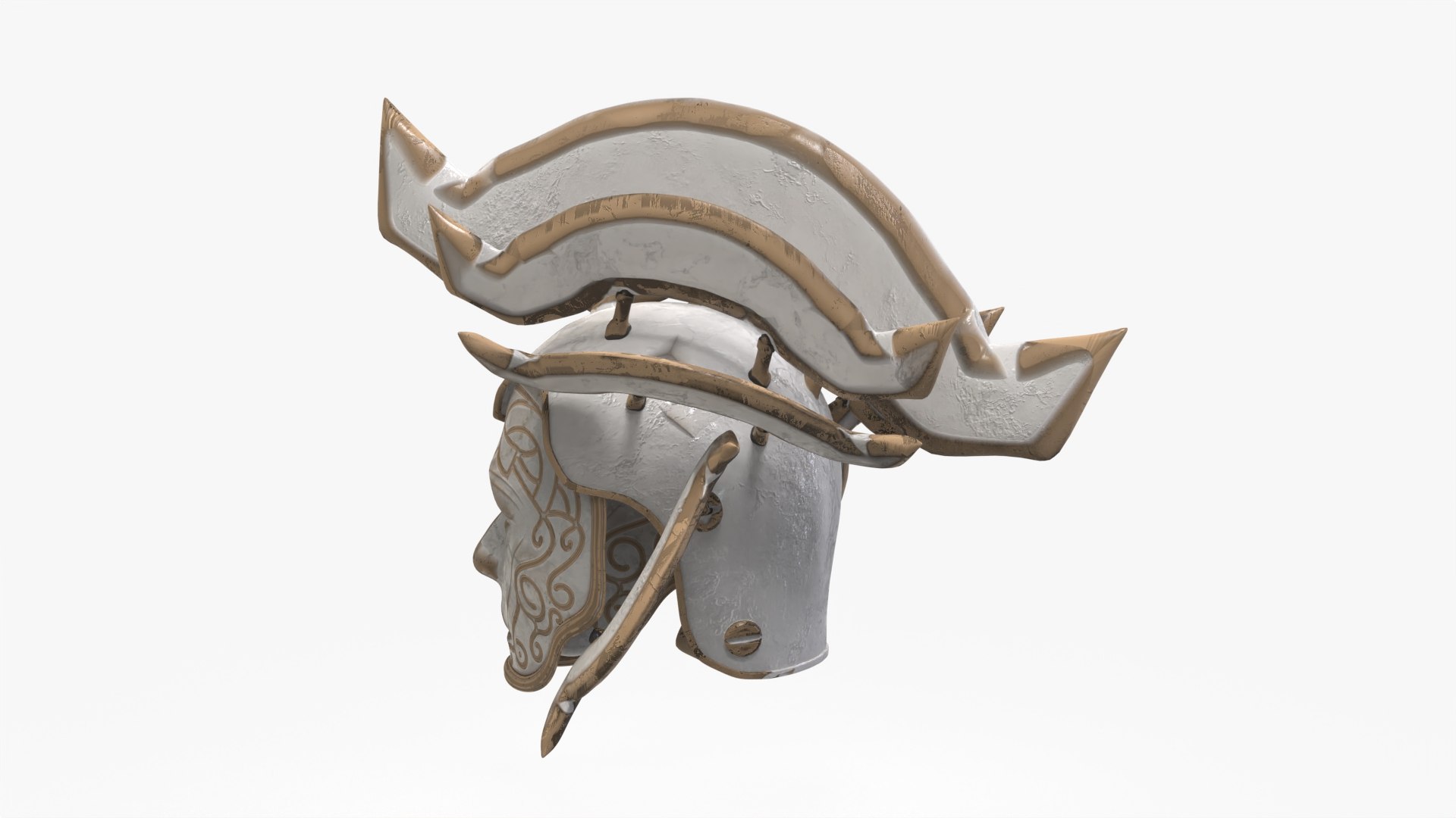3D Ancient Titan Helmet - TurboSquid 2295849