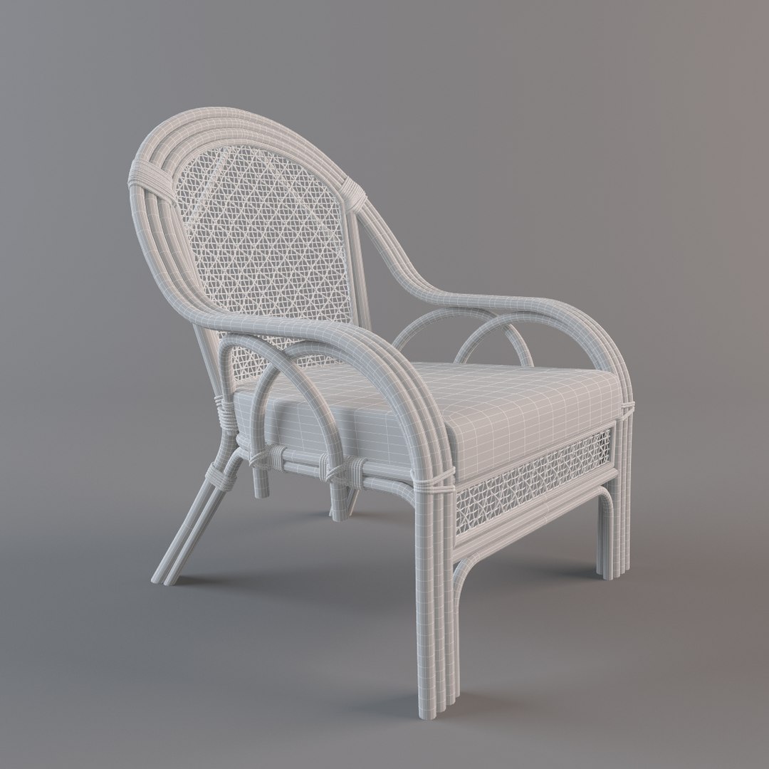 3d Rattan Chair