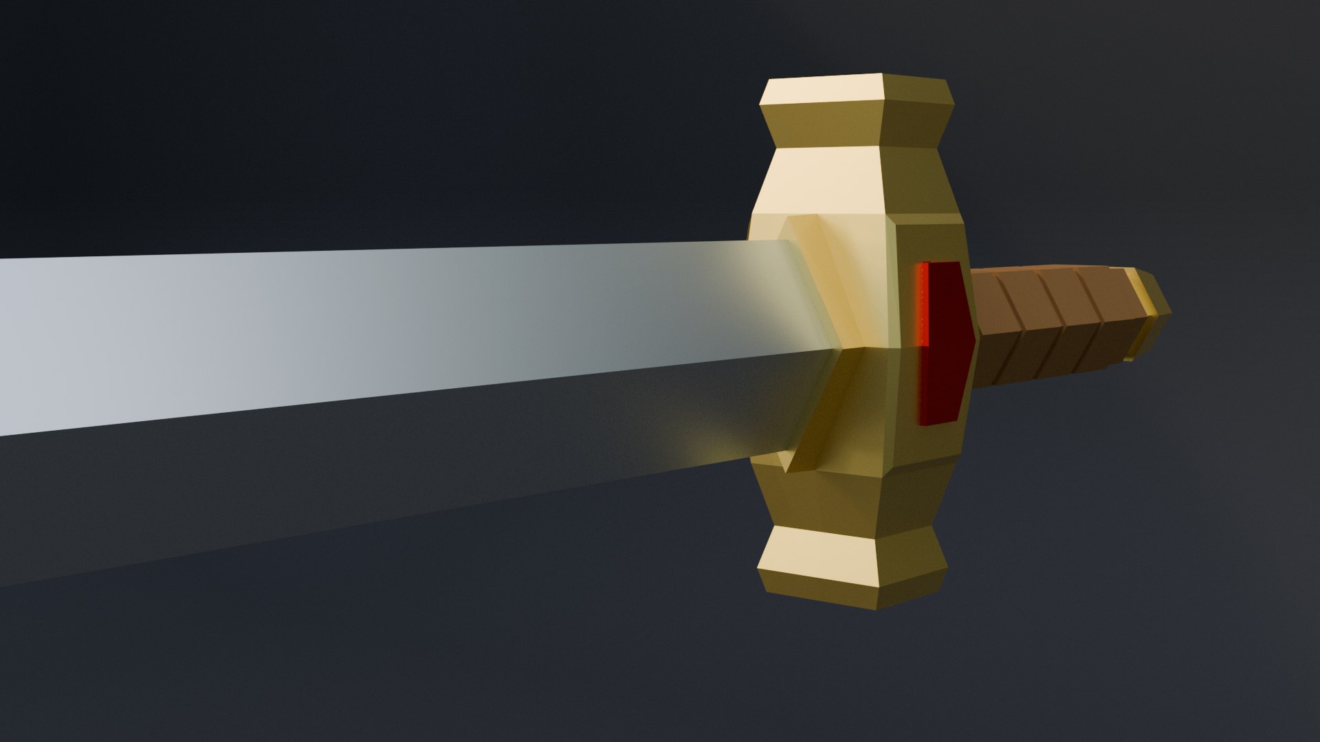 3D Model Stylized Low-poly Sword - TurboSquid 2243652