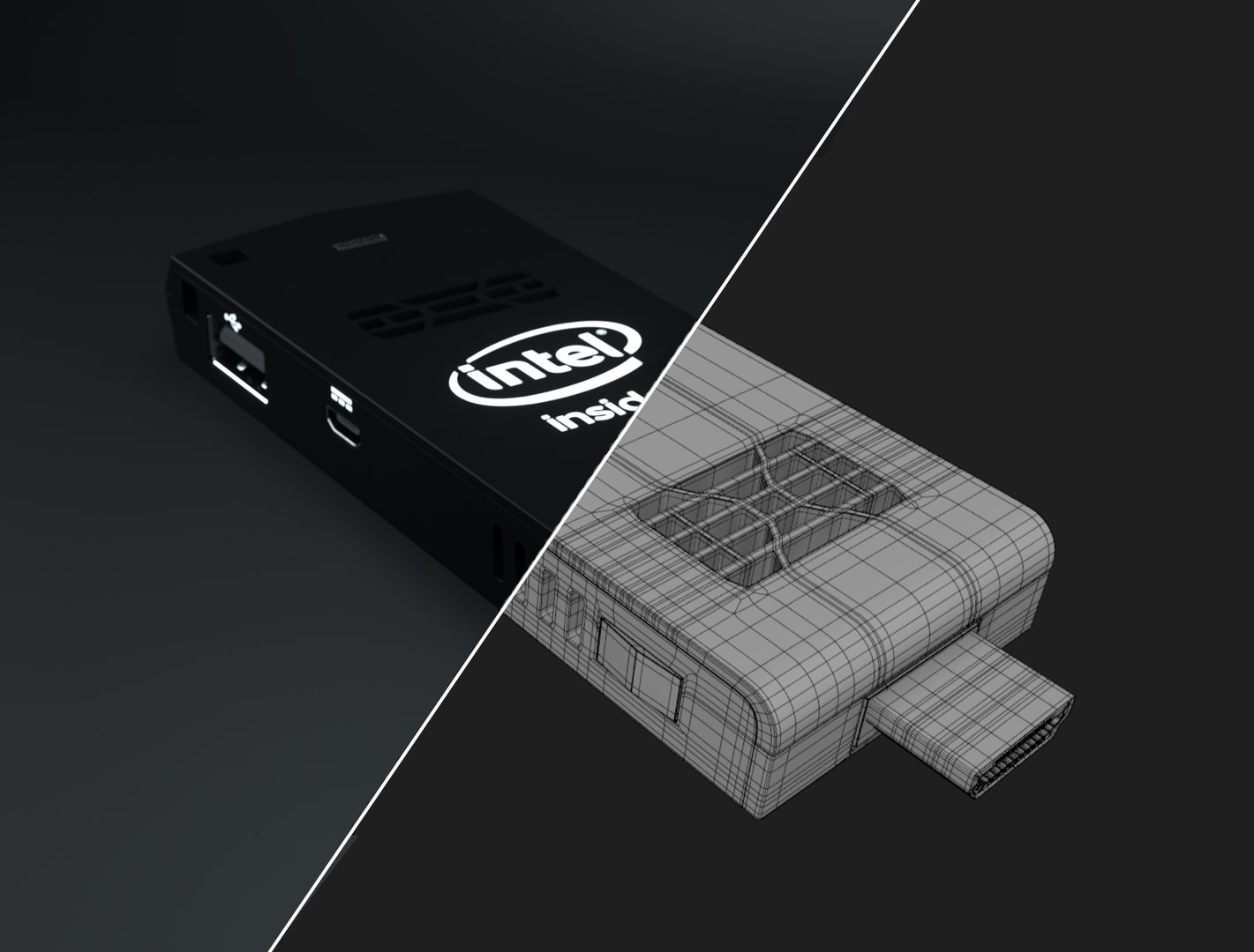 3D Model Intel Compute Stick - TurboSquid 1330492