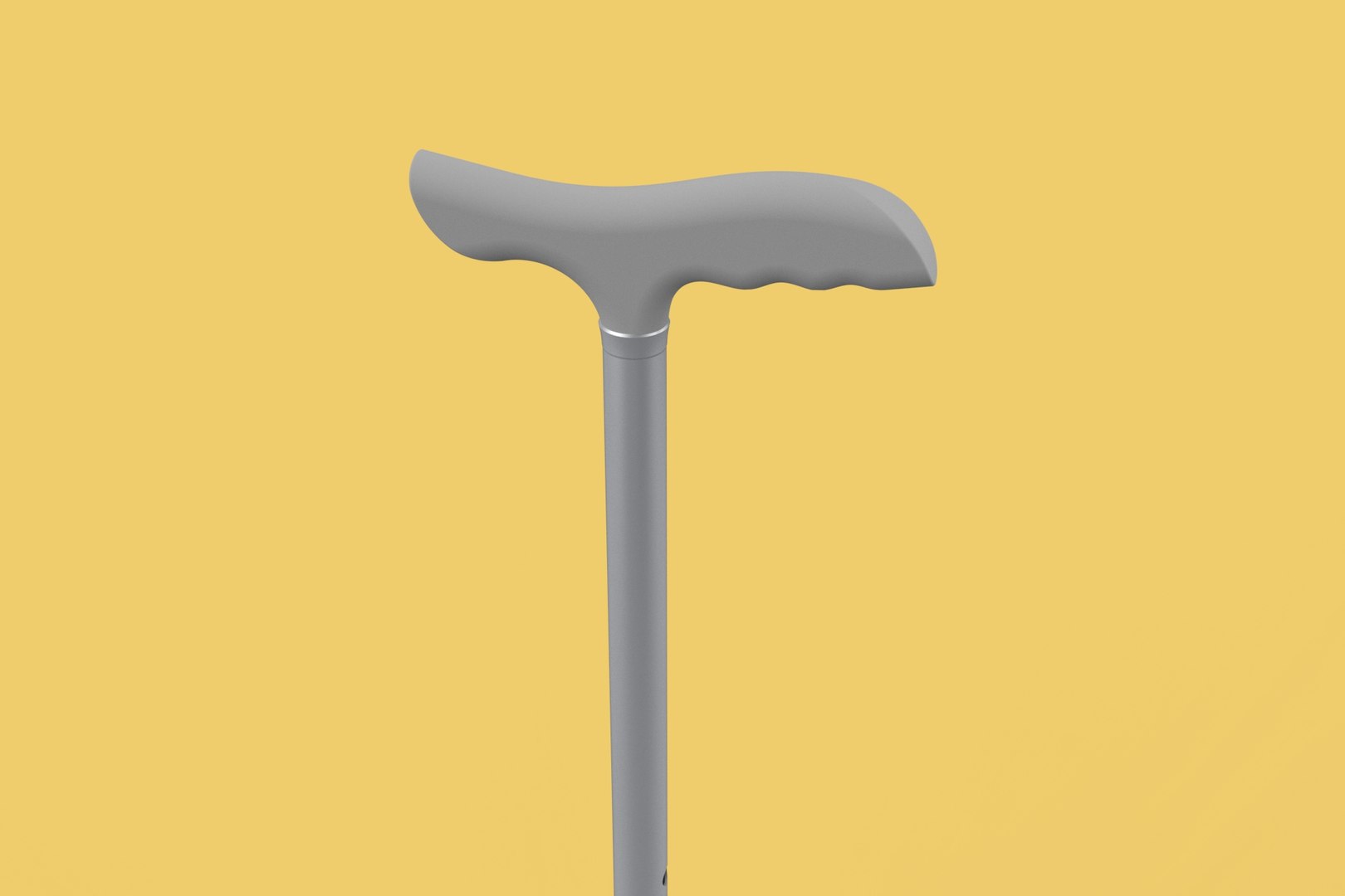 QUAD WALKING CANE QUADRIPOD AID ELDERLY STICK POLE FEET FOUR LEG 3D ...