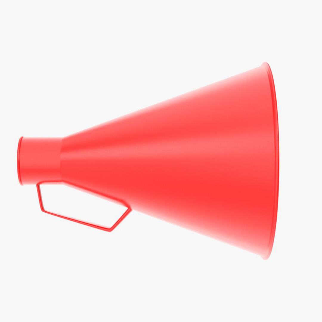 3D Acoustic Megaphone 2 Model - TurboSquid 1387005