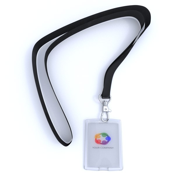 3d badge modelled blender model