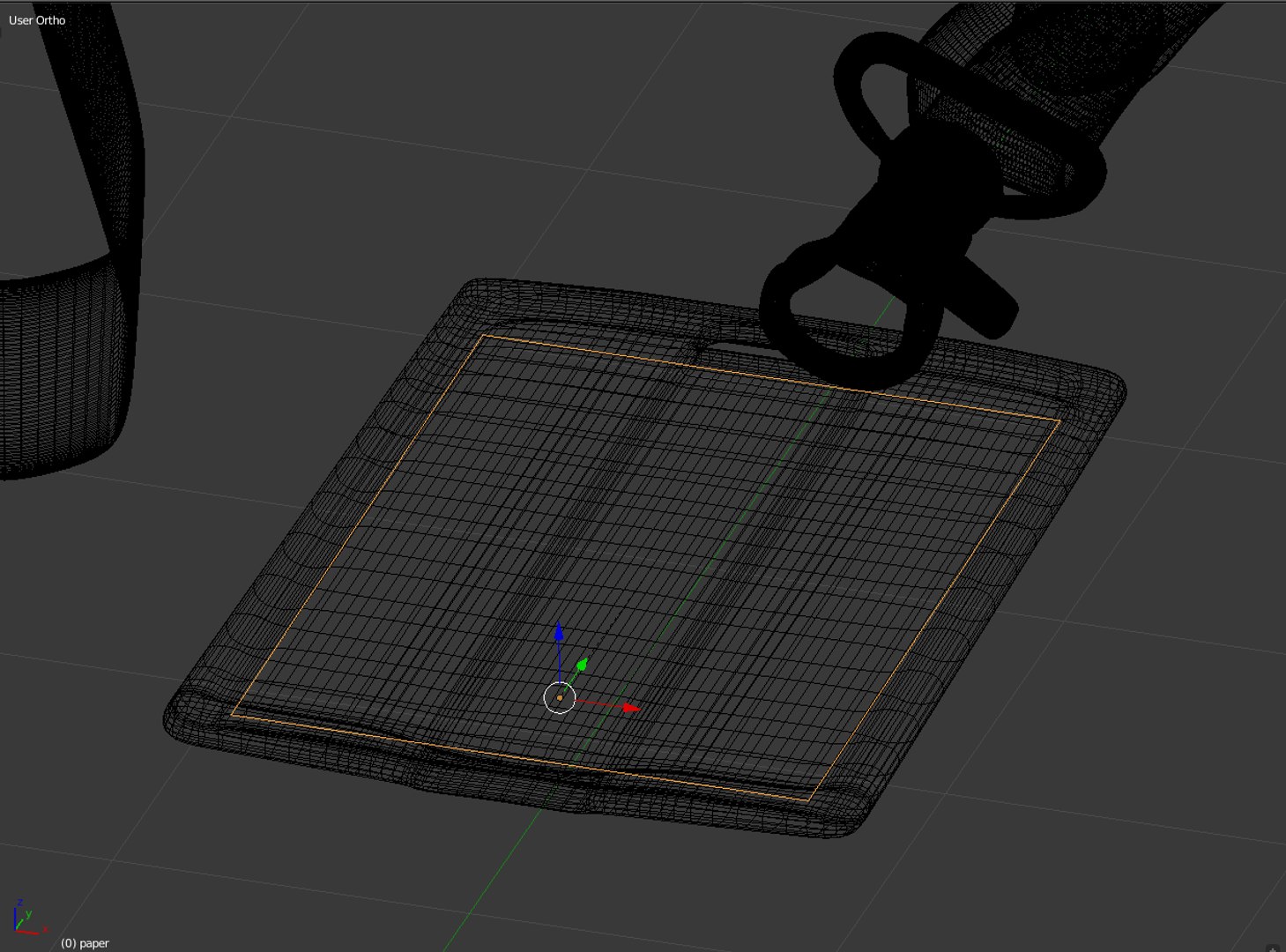 3d Badge Modelled Blender Model