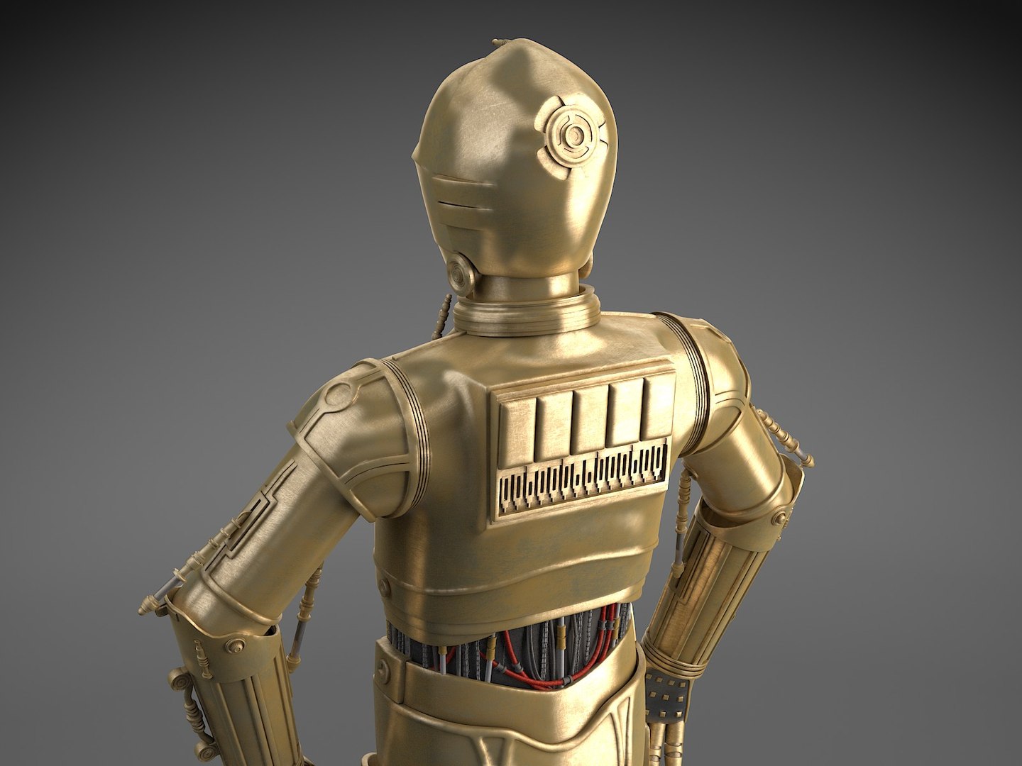 3d Star Wars Droid Model