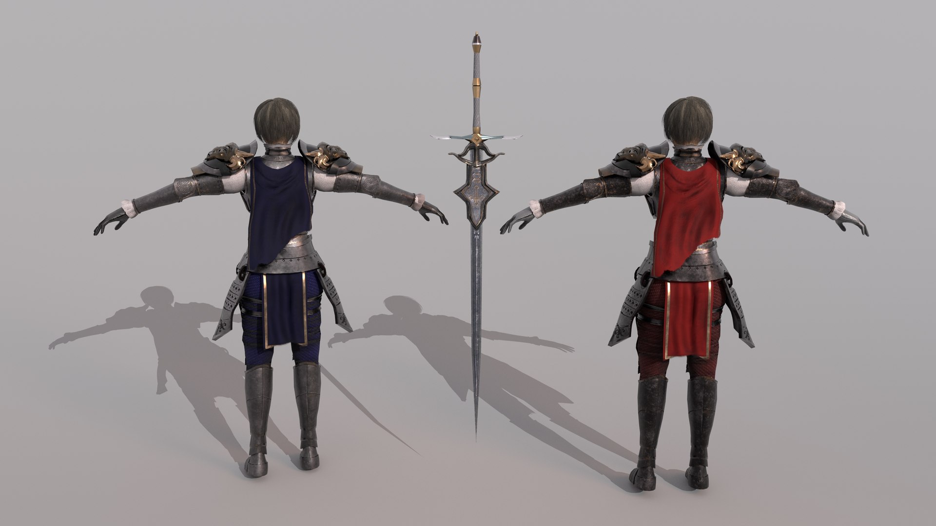 3D Model Rigged Knight - TurboSquid 1629146