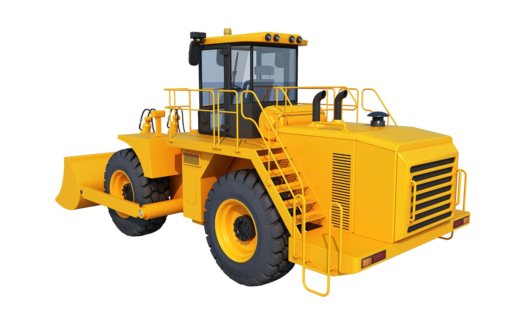 3D Model Wheel Loader Load - TurboSquid 1589977