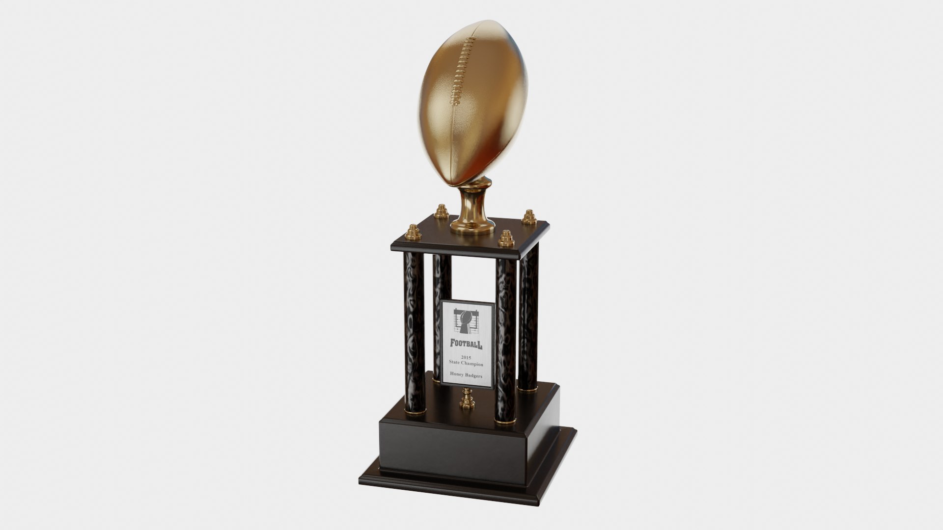 3D Football Trophy - TurboSquid 2106315