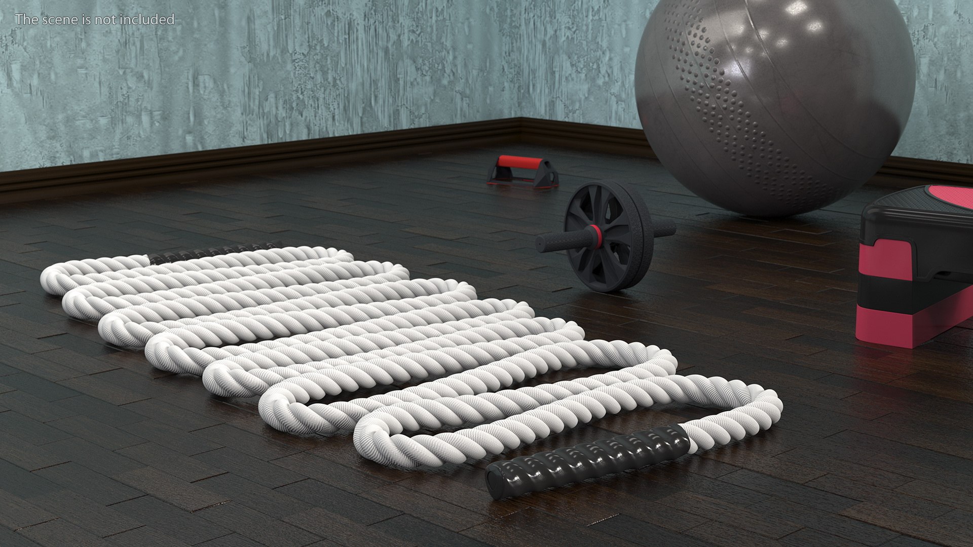 3D Workout Battle Rope Model - TurboSquid 1778352