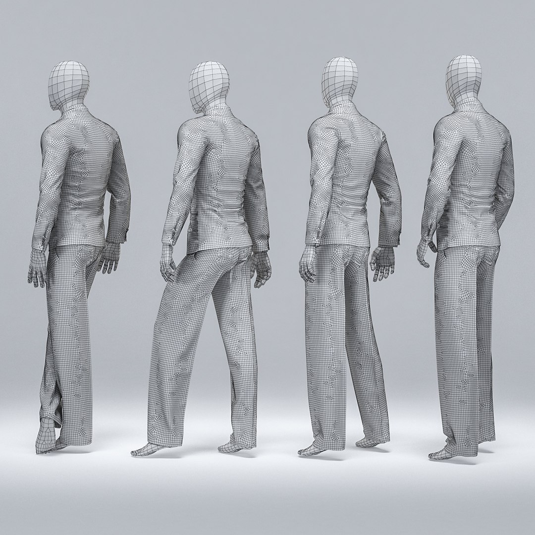 3D Male Suit | 1143781 | TurboSquid