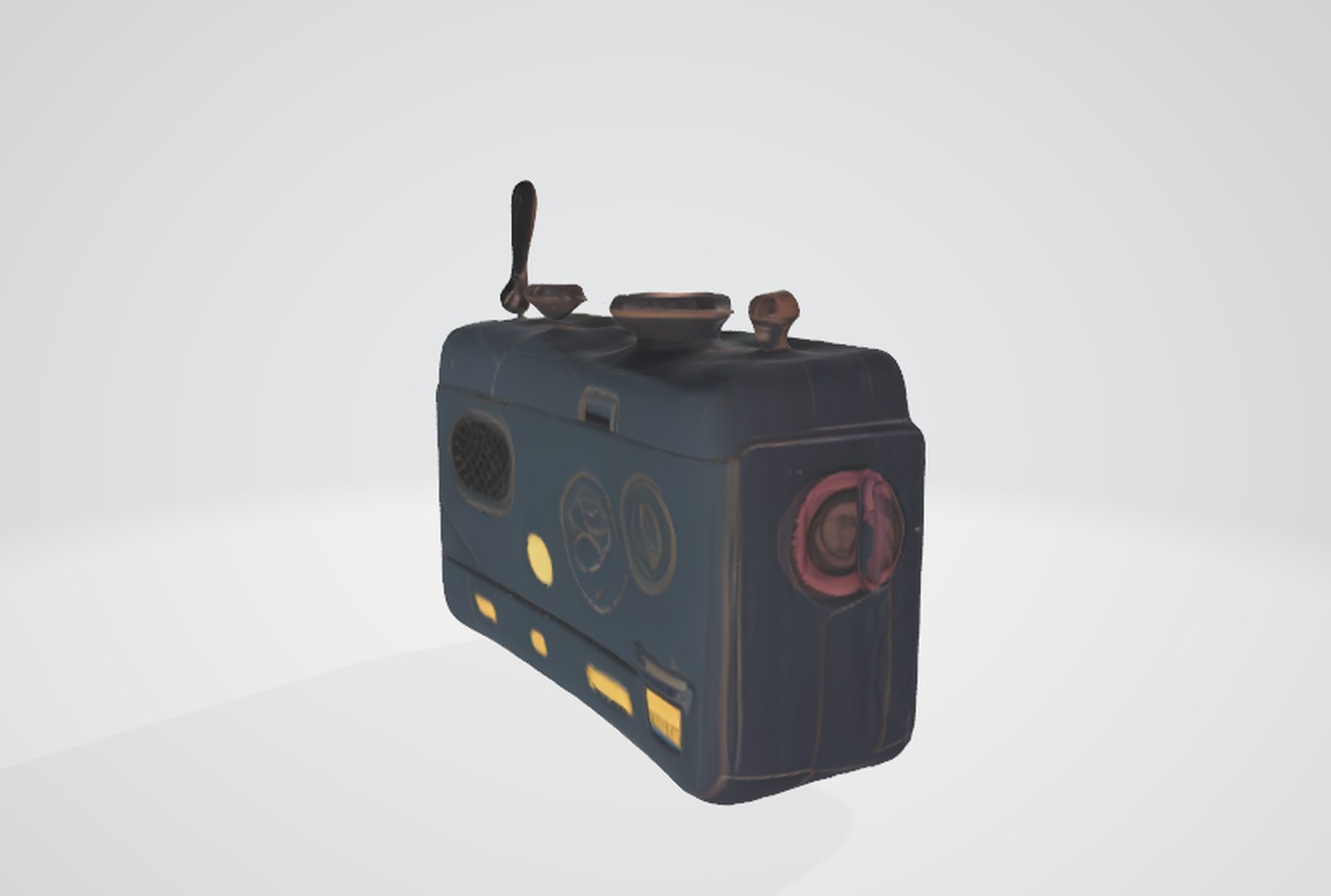 Vintage Futuristic Radio 3D Asset 3D - TurboSquid 2284933