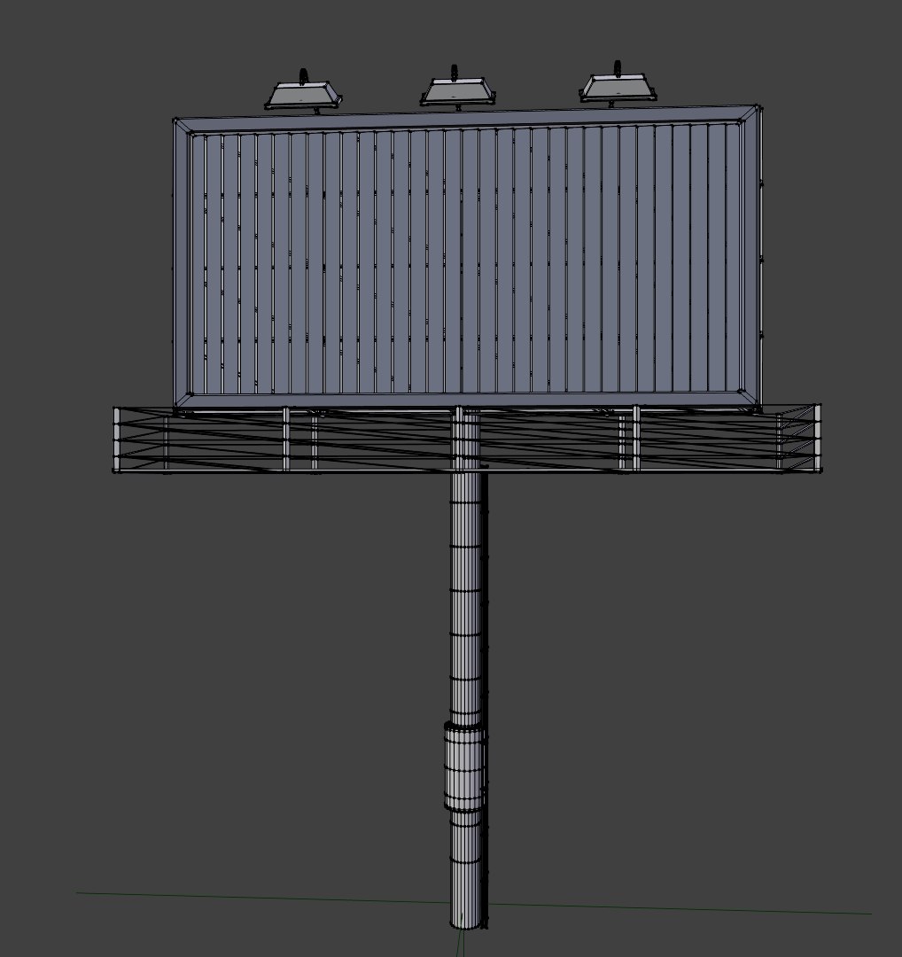 3d Billboard Model
