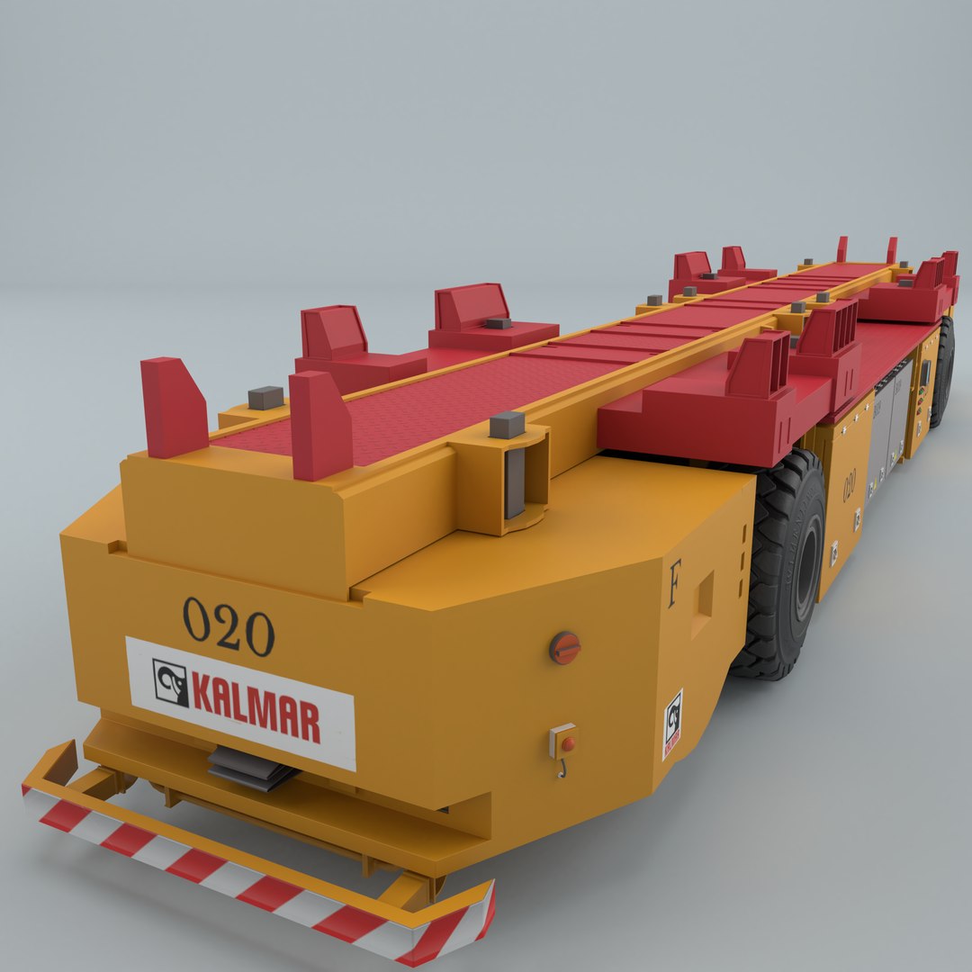 3D Container Agv Model - TurboSquid 1613949