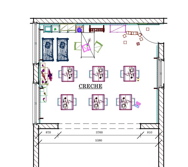 3D model creche kindergarten design - TurboSquid 1465445