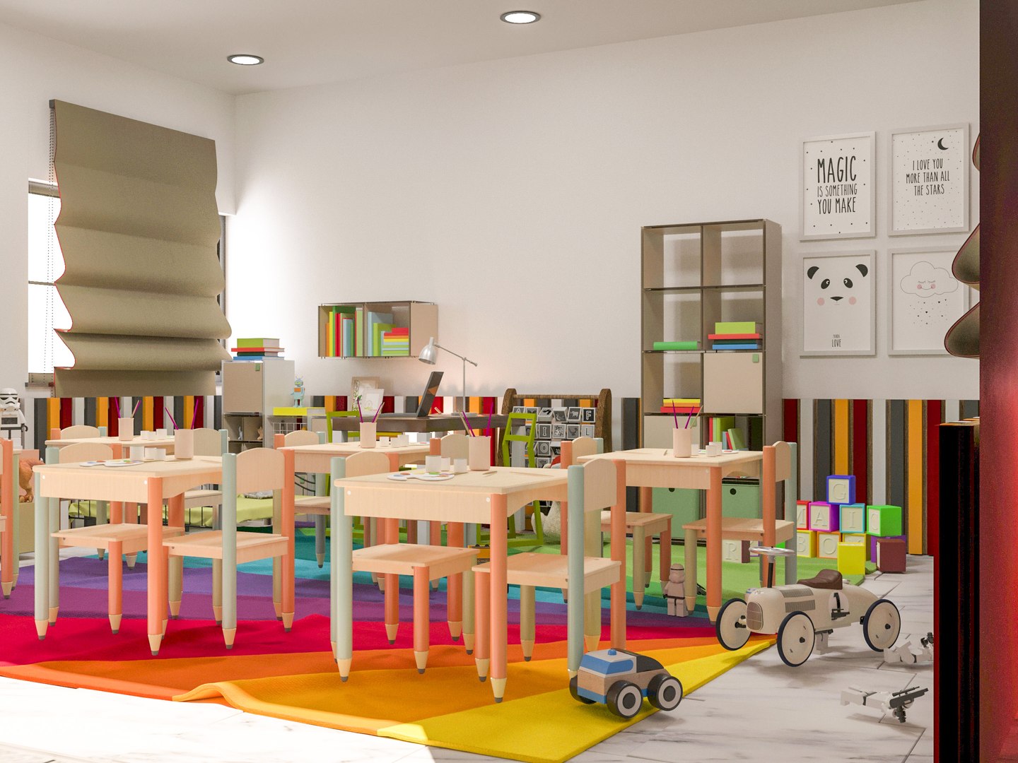 3D Model Creche Kindergarten Design - TurboSquid 1465445