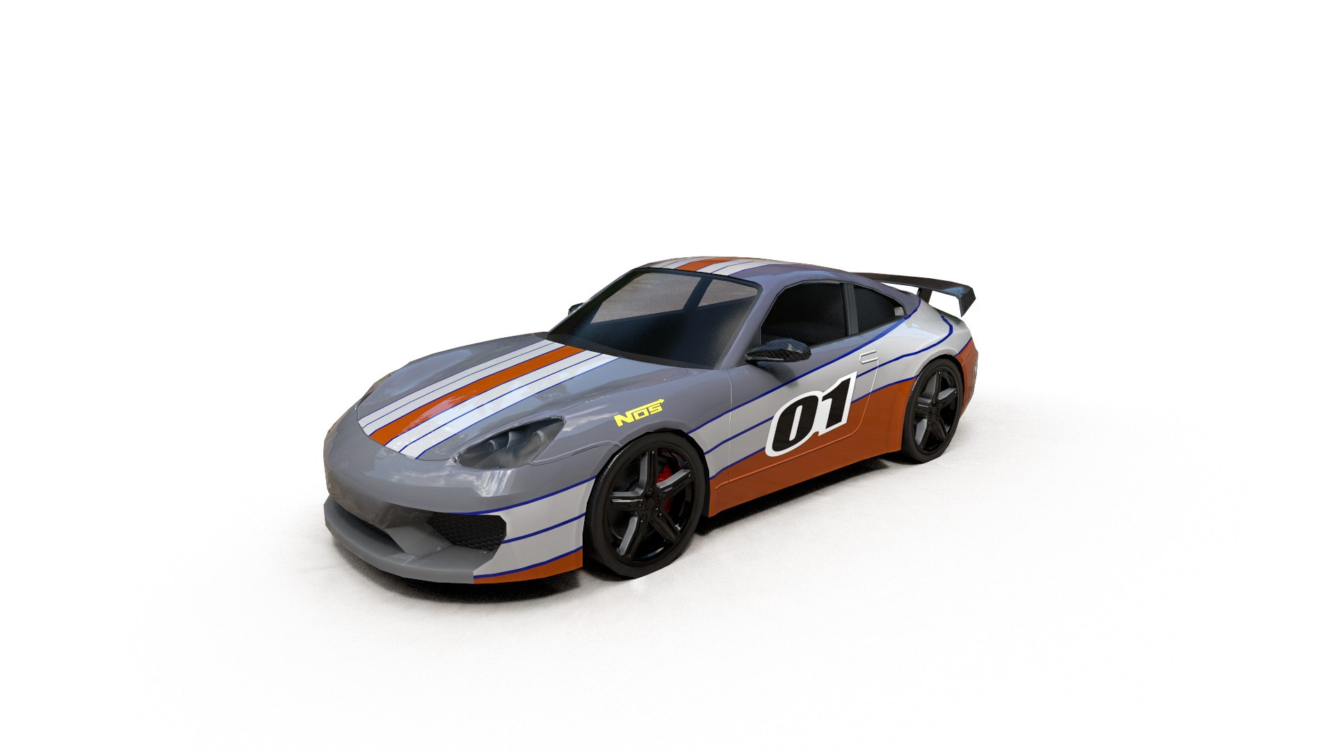 Low Polly Sports Car X2 With 4K PBR Texture1 3D Model - TurboSquid 2154656