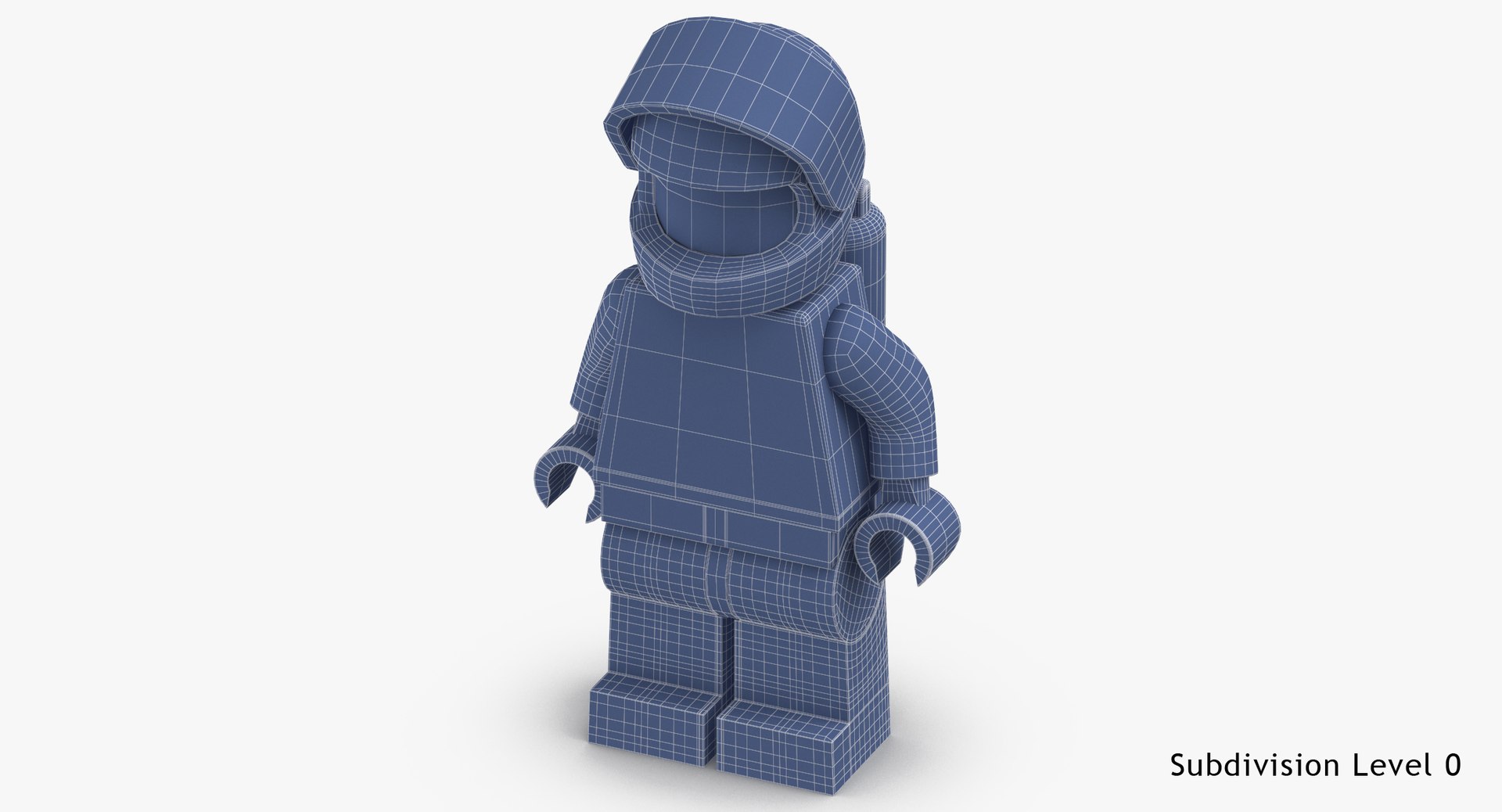 Lego Man Astronaut 01 3D Model - TurboSquid 1344339