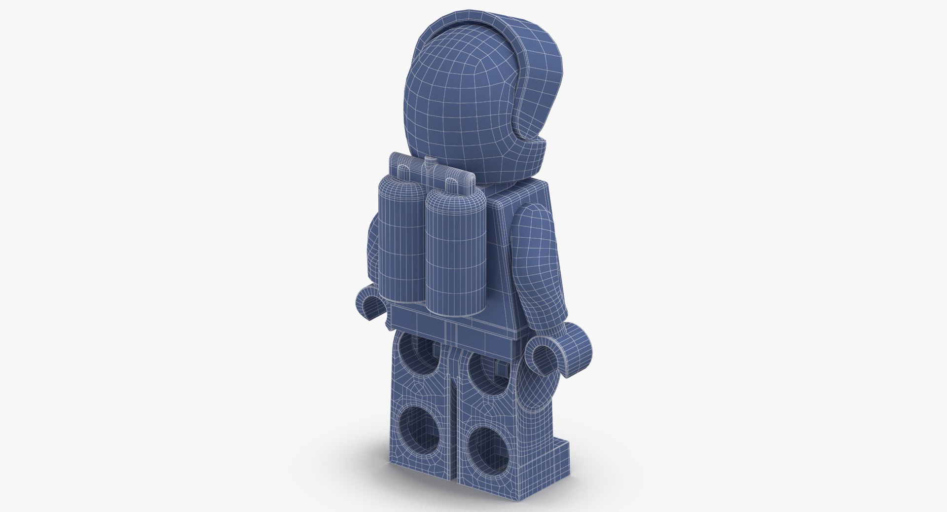 Lego Man Astronaut 01 3D Model - TurboSquid 1344339