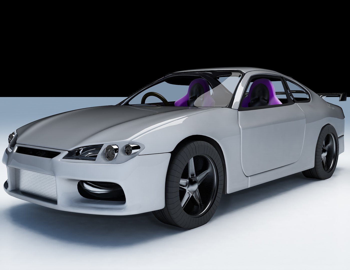 nissan silvia 3d model