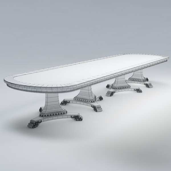 3d model table conference