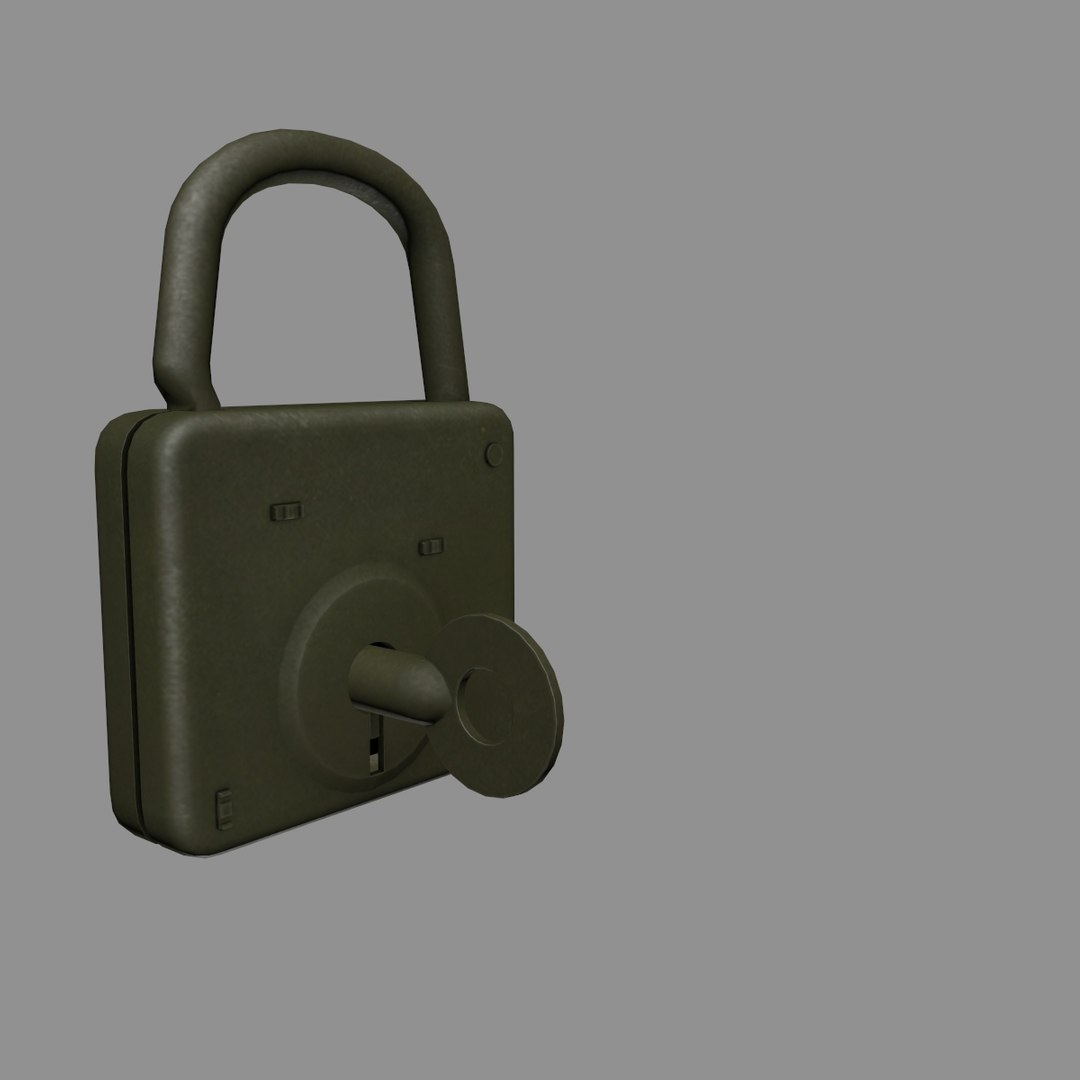 3D Wwii German Padlock Locking - TurboSquid 1415619
