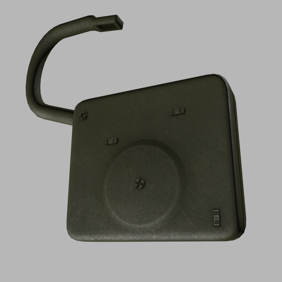 3D Wwii German Padlock Locking - TurboSquid 1415619