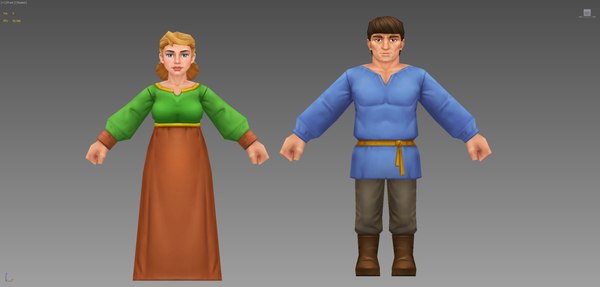 3D Villager Models | TurboSquid