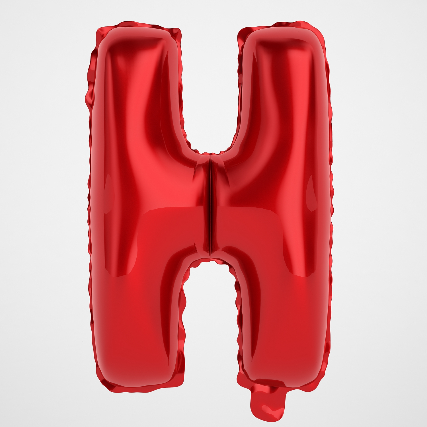 3D balloon letter h - TurboSquid 1383811
