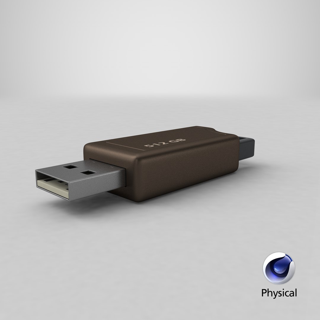 Flash Drive 3D Model - TurboSquid 2092465