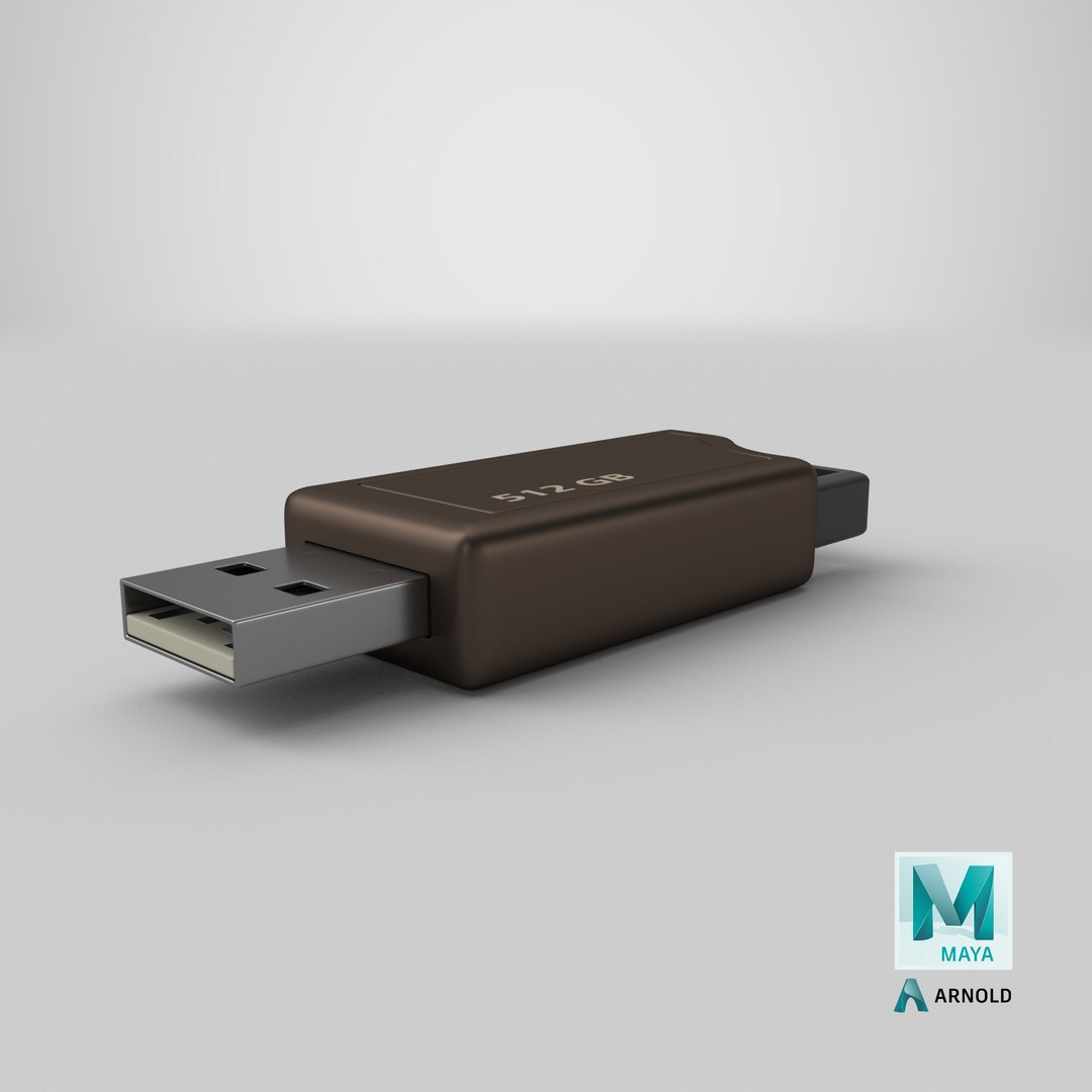 Flash Drive 3D Model - TurboSquid 2092465