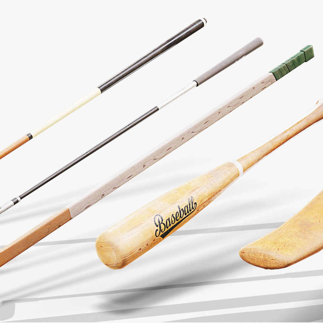 3D Melee Sport Weapons - TurboSquid 1979331