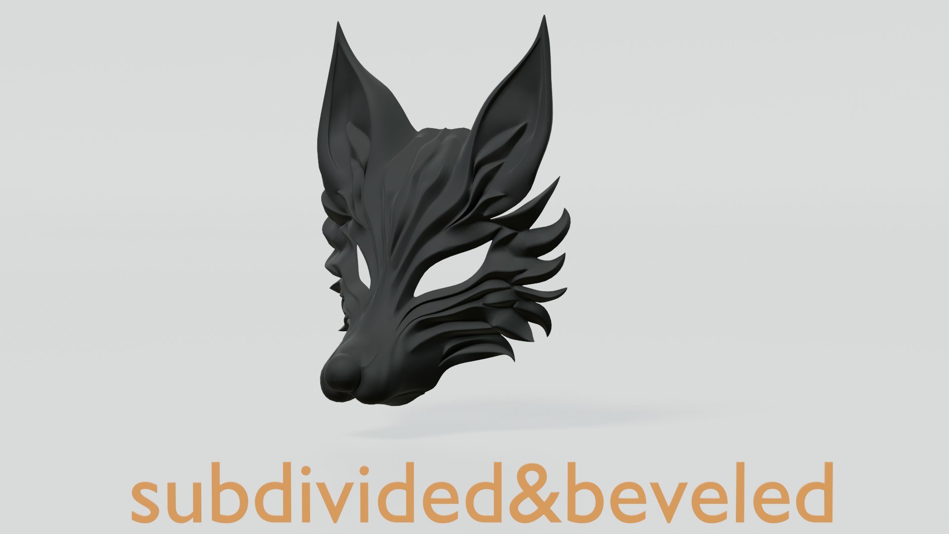 Fox mask model - TurboSquid 2156208
