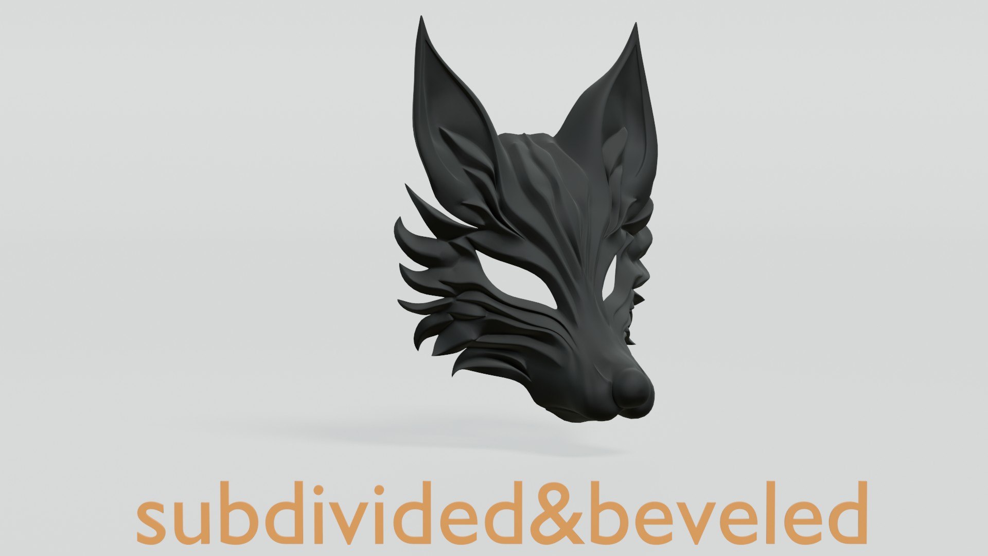 Fox mask model - TurboSquid 2156208
