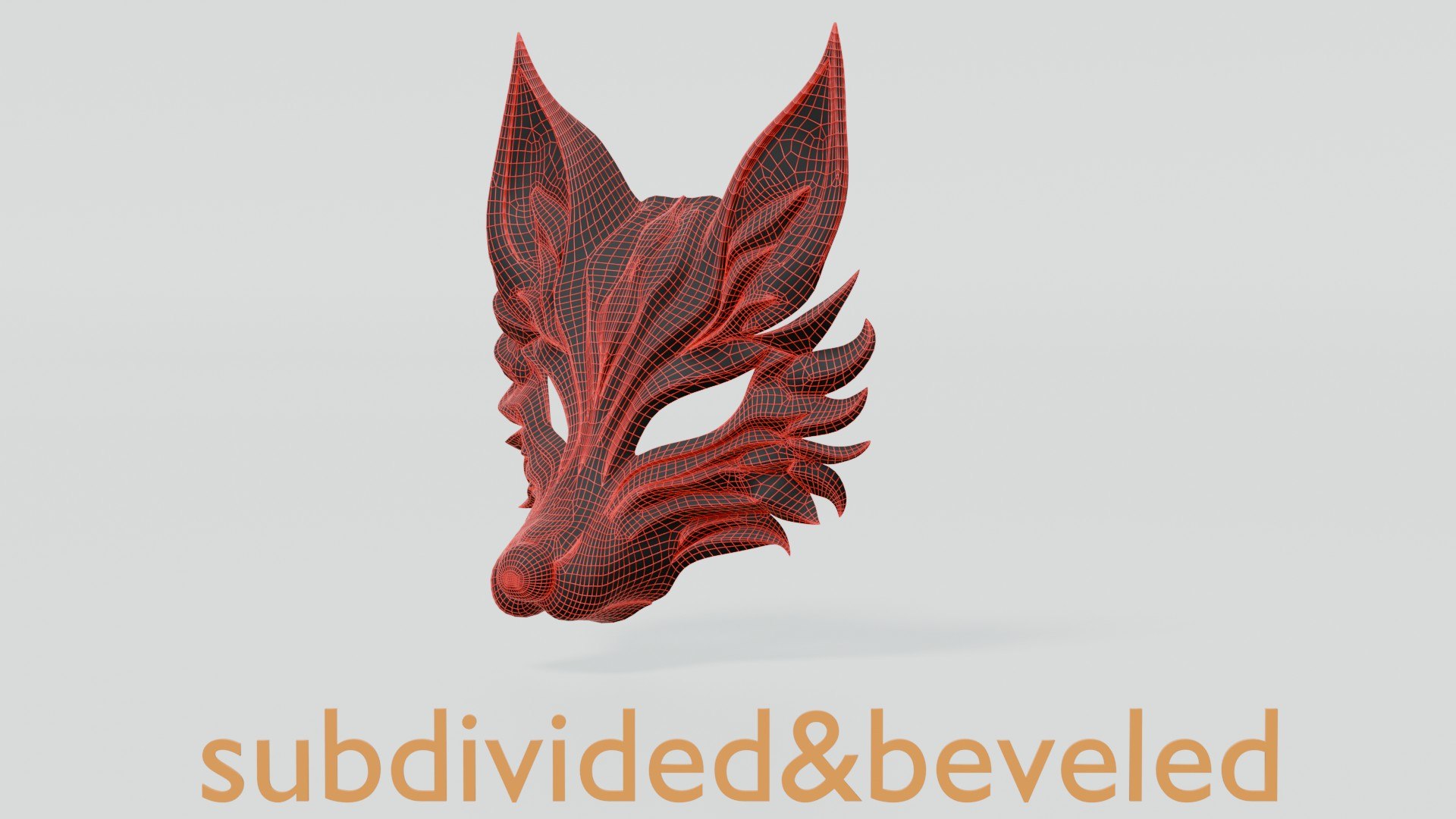 Fox mask model - TurboSquid 2156208