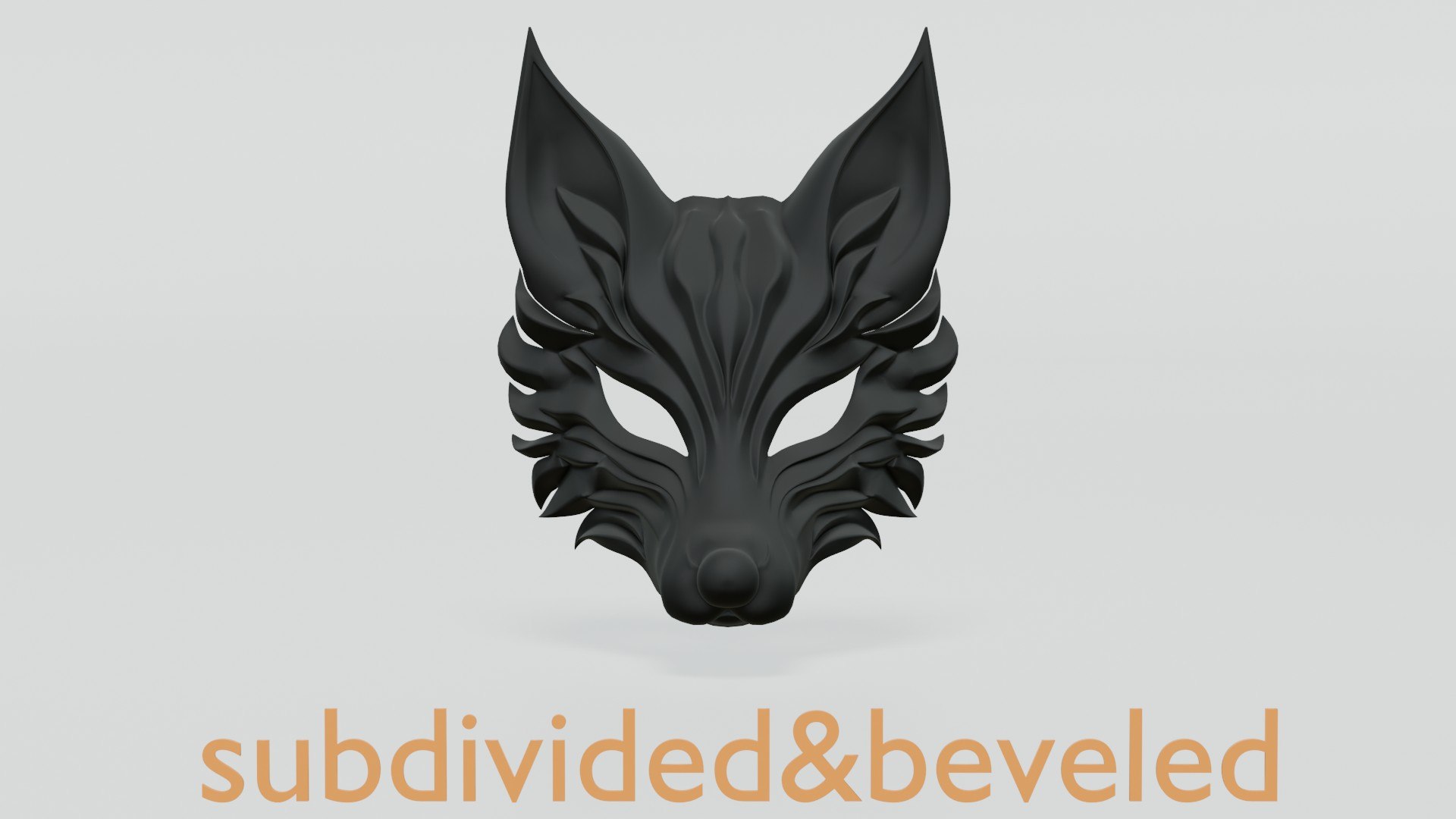 Fox Mask Model - TurboSquid 2156208