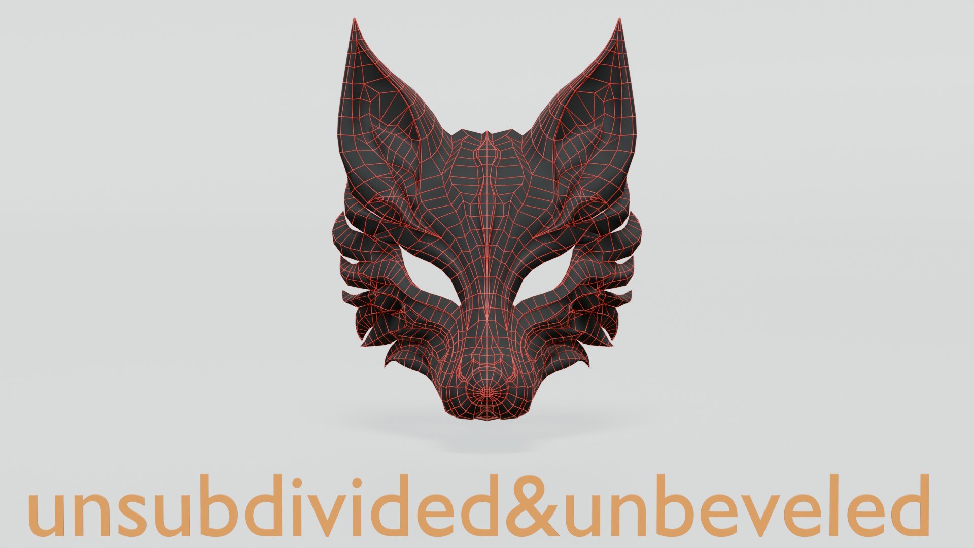 Fox mask model - TurboSquid 2156208
