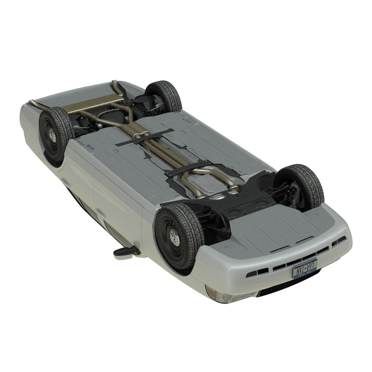 3d max crown victoria simple interior