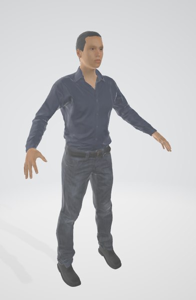 Simple human character model - TurboSquid 1607153