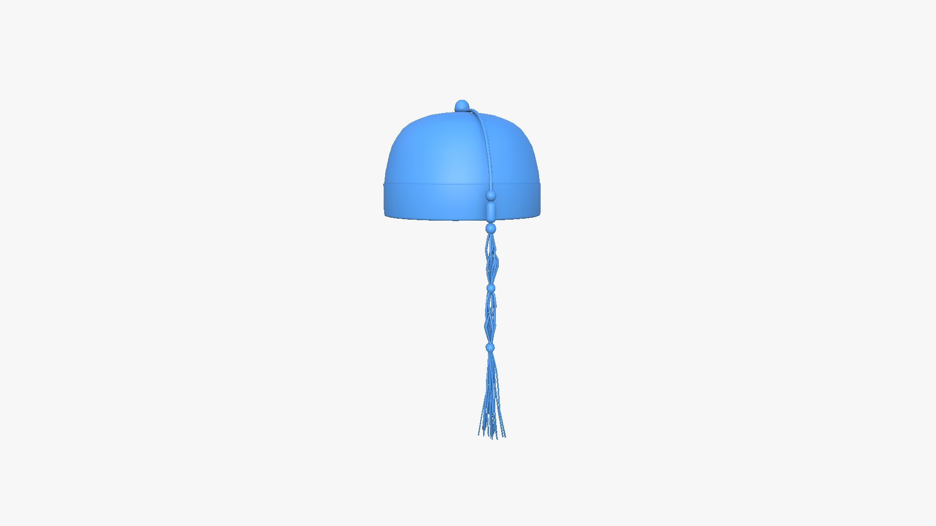 Chinese Traditional Hat A07 Red Yellow - Character Design 3D Model ...