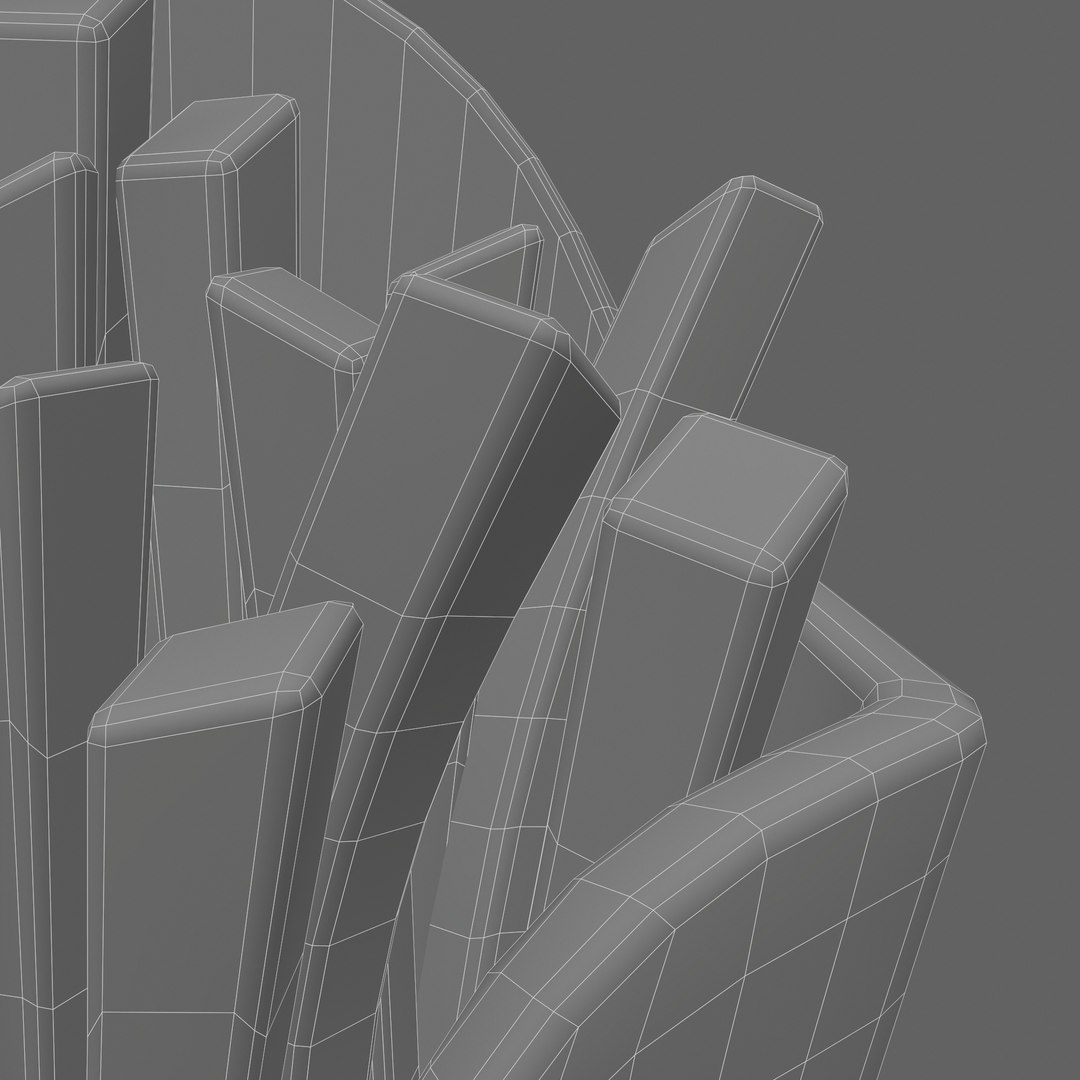 Cartoon French Fries 3D Model - TurboSquid 1971142